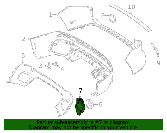 247-885-79-01 - Support Bracket - 2020-2021 Mercedes-Benz GLB 250 ...