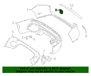 Tow Eye Cap - Part #247-885-73-01 | Mercedes Parts Center