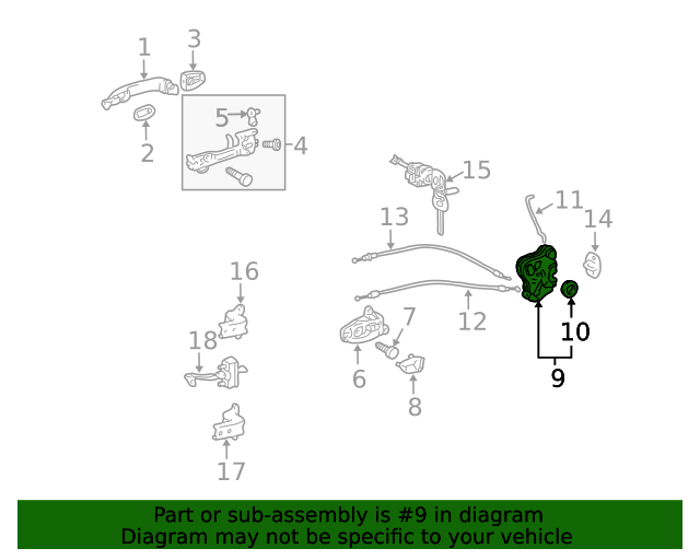 69040-42250 - Lock Assembly 2006-2023 Toyota | Longo Toyota Parts