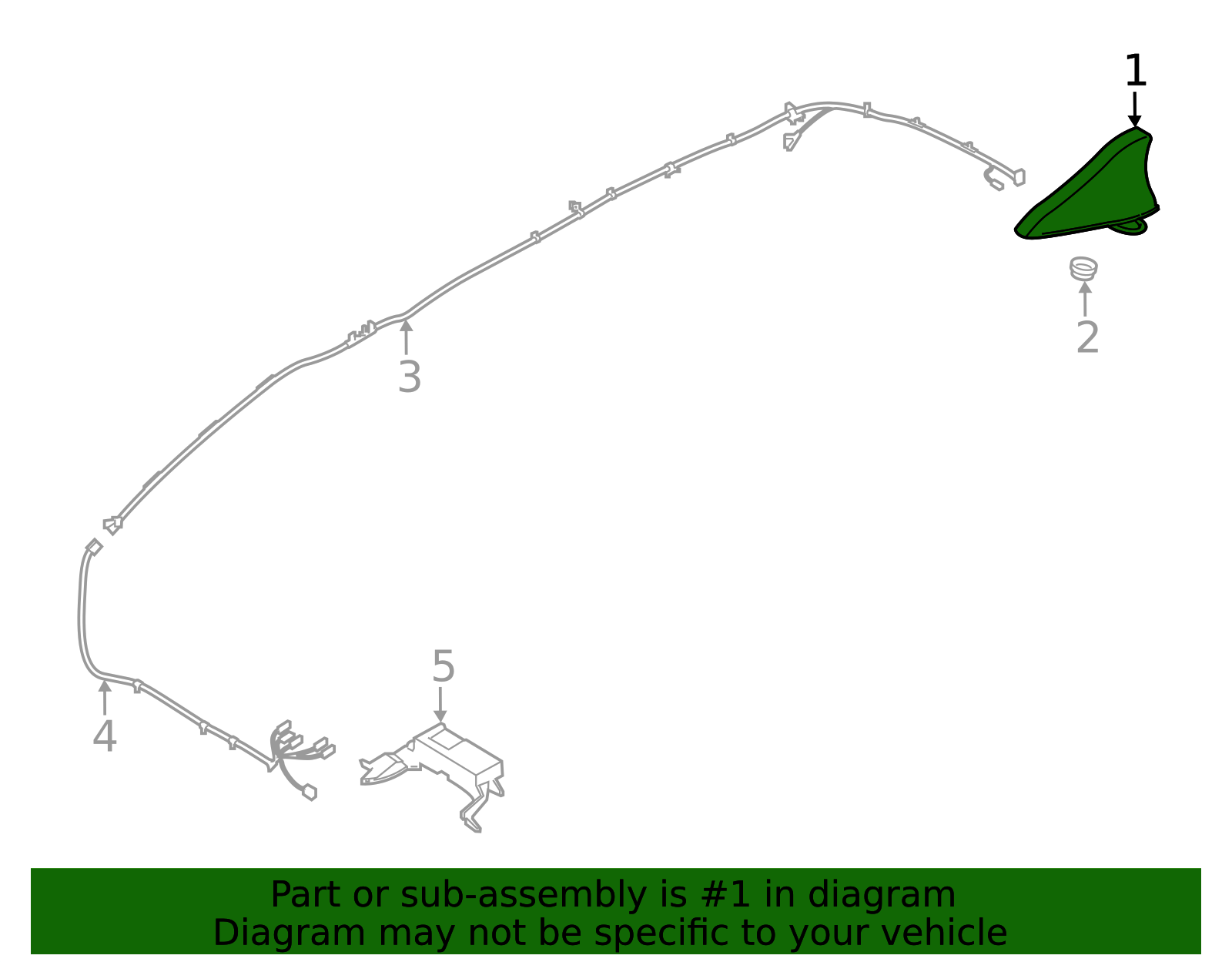 96210-P4100M4B - Antenna Assembly 2025 Kia Sorento | Kia.Parts