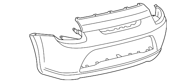 Toyota Cover Rear Bumper L Co 52159-17910 | Auto Parts