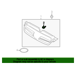 2005-2007 Subaru Grille Retainer Clip 91165AG140 | Subaru Parts Store