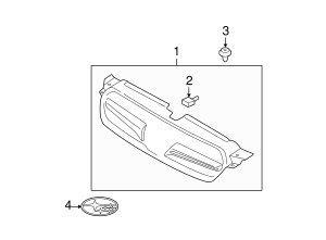91165AG140 - Grille Retainer Clip 2005-2007 Subaru | Subaru Factory ...