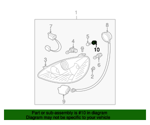 2002-2006 Nissan Altima Socket 26241-8J000 | TascaParts.com