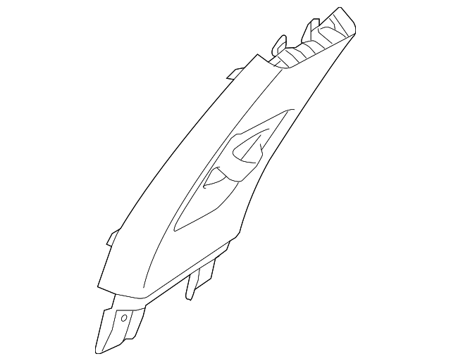 85830-F6100BGA - Upper Center Pillar Trim 2017-2019 Kia Cadenza | Kia ...