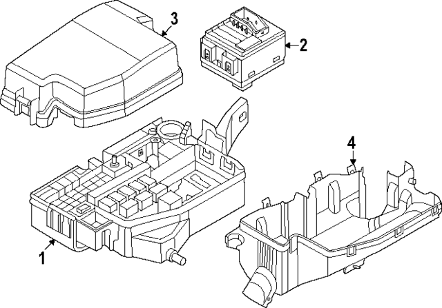 91956-DO010 - Fuse Box Cover 2024 Kia EV9 | Kia.Parts Store