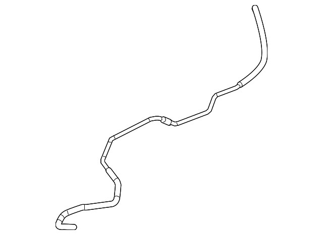 212-830-10-96 - Engine Coolant Hose 2010-2018 Mercedes-Benz | Mercedes ...