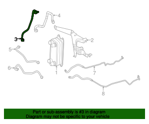 172-501-03-58 - Water Pipe 2012-2016 Mercedes-Benz | AutoNation Parts
