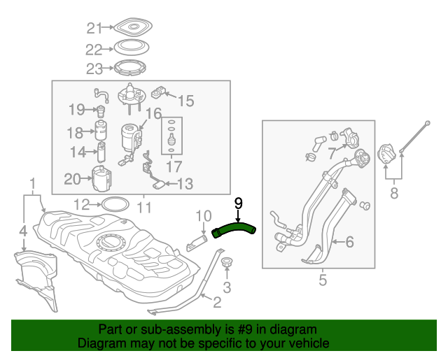 2014-2018 Kia Connector Hose 31036 A7600 | OEM Parts Online