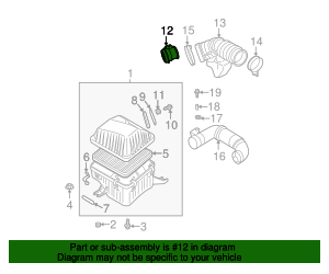 2002-2006 Kia Mass Air Flow Sensor 28100-39400 | OEM Parts Online