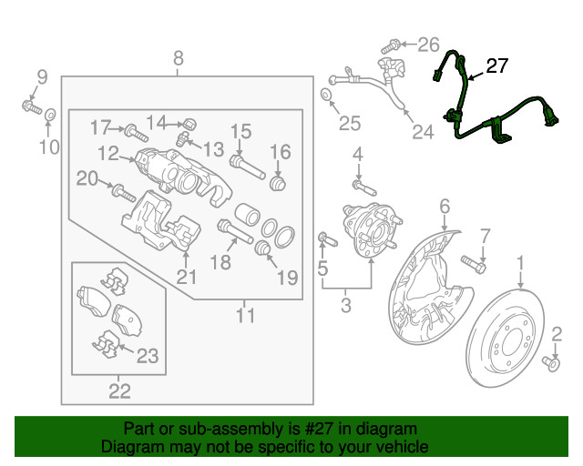 2018-2020 Hyundai Elantra GT ABS Sensor 91920-G3500 | OEM Parts Online