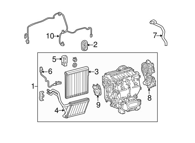 2007-2015 Lexus Expansion Valve 88515-33020 | OEM Parts Online