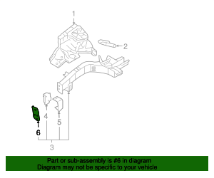 2007-2012 Hyundai Veracruz Rail End 64747-3J200 | OEM Parts Online