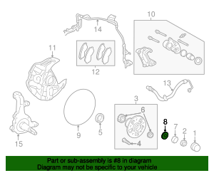 1995-2004 Toyota Tacoma Axle Nut Washer 90214-20007 | Toyota Parts Express
