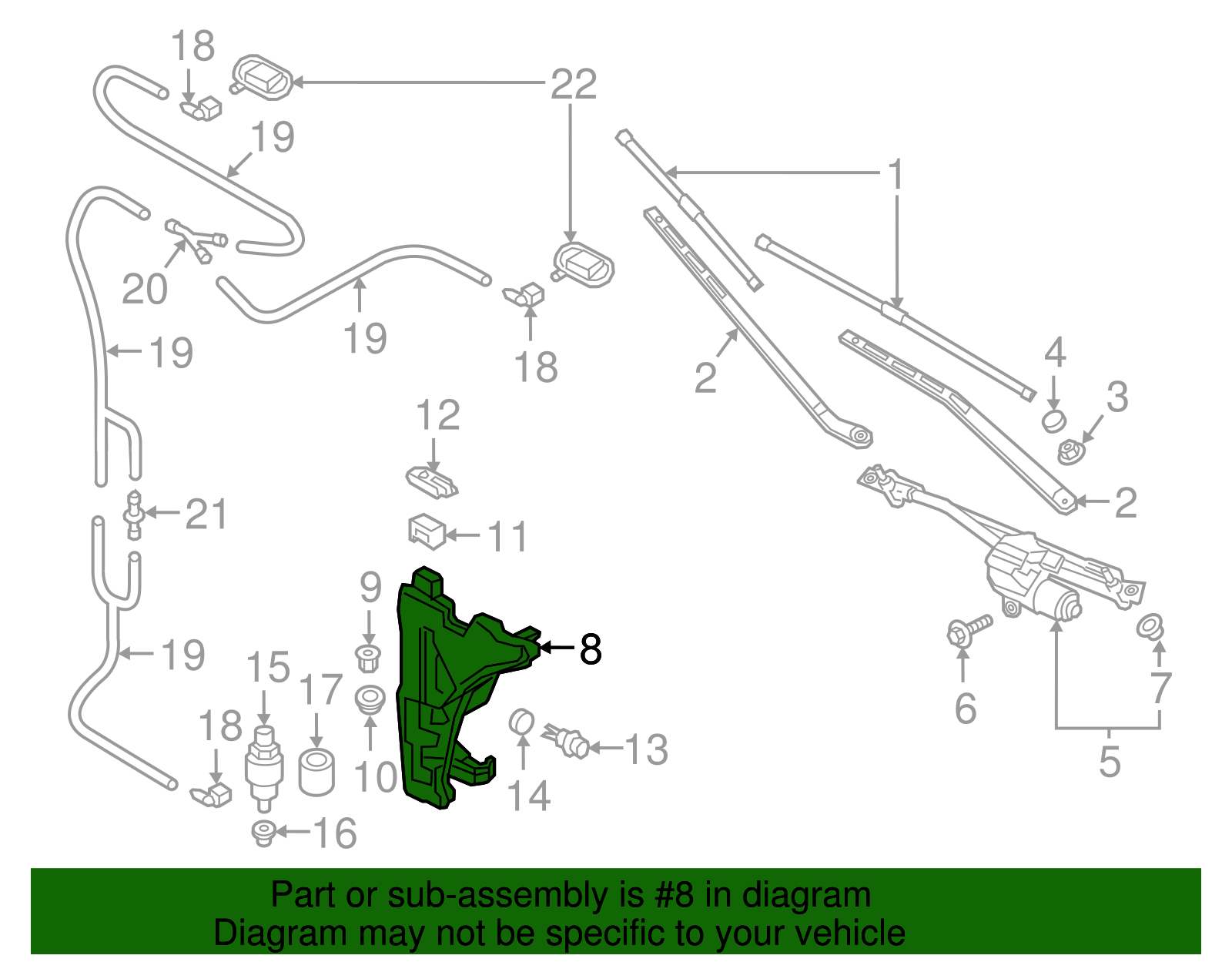 2017-2025 Audi Reservoir 8W0-955-453-K | Audi USA Parts