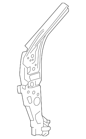 61109-0R904 - Hinge Pillar Reinforced 2013-2014 Toyota RAV4 | Longo ...