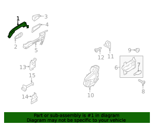 2015-2025 Subaru Handle, Outside 61169AL00A | OEM Parts Online