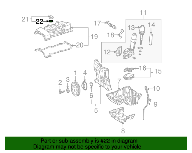 Filler Cap Gasket - Mercedes-Benz (111-018-00-80) | MB OEM Parts
