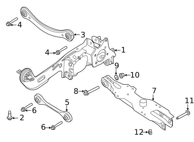 Genuine OEM Ford Part - Upper Control Arm LX6Z-5500-E | Genuine OEM ...
