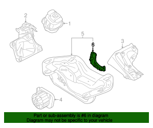 Genuine BMW 22-32-6-773-705 | Trans Cross-Member Stop | FREE Shipping ...