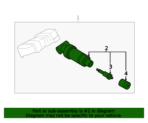 2020-2024 Toyota GR Supra Valve Stem 04423-WAA01 | Toyota OEM Parts Online