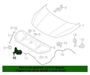 81130-A7010 - Latch 2014-2016 Kia | Kia.Parts Store