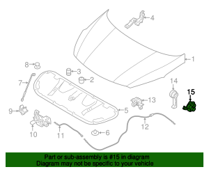 2010-2020 Kia OEM NEW 2010-20 Kia Forte Forte Koup Hood Latch Release ...
