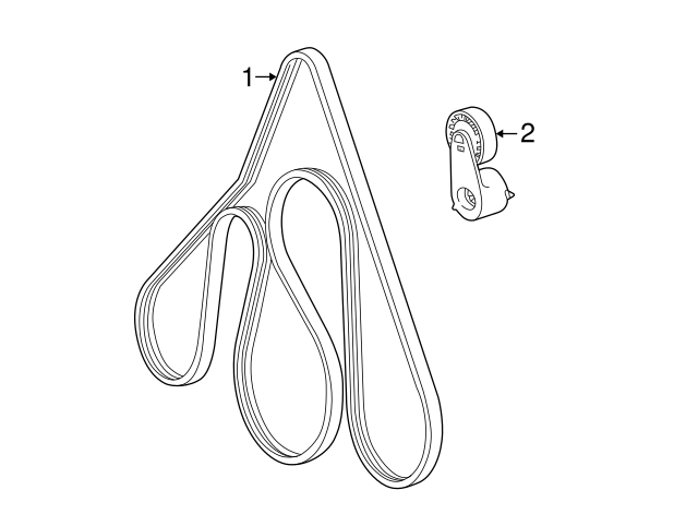 2001-2011 Ford Ranger Serpentine Belt 1L5Z-8620-AC | OEM Parts Online