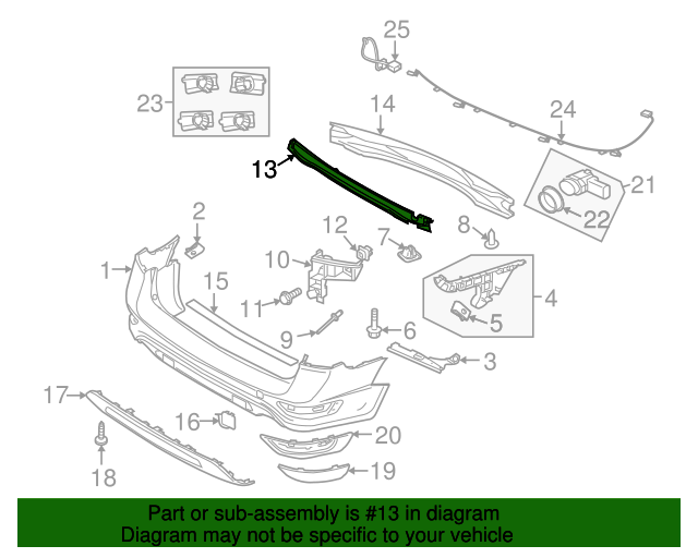 2008-2016 Volvo Reinforcement 30678653 | TascaParts.com