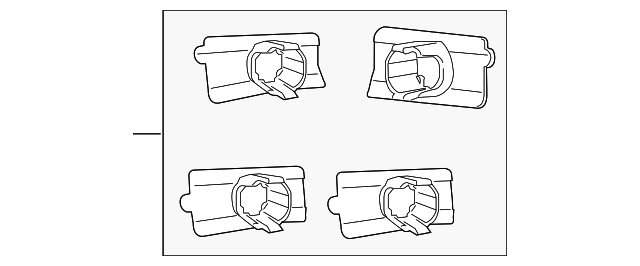 30765927 - Reverse Sensor Retainer Kit - 2008-2016 Volvo XC70 | Volvo ...