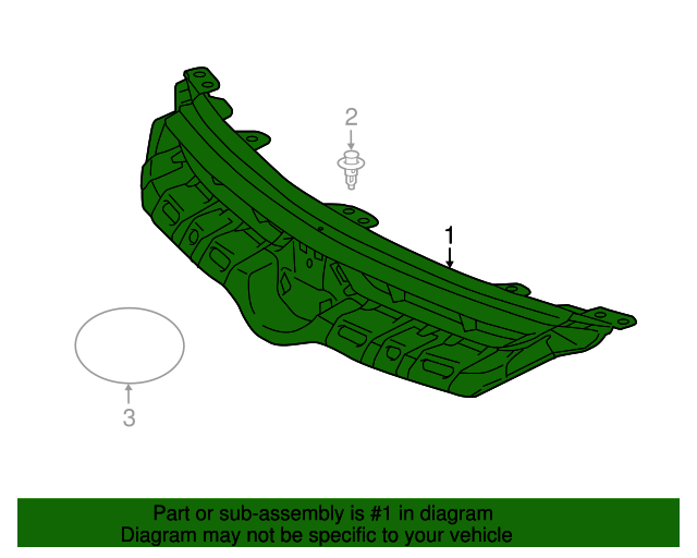 2014-2016 Scion tC Grille Radiator 53111-21190 | Toyota Parts Center