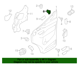 2010-2023 Ford Door Trim Panel Retainer Nut W705365-S300 | OEM Parts Online