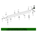 90467-07222 - Air Deflector Clip 2016-2024 Toyota | Longo Toyota Parts