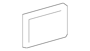 2018-2025 Toyota Rocker Molding Protector 75864-06210 | Toyota Parts Center