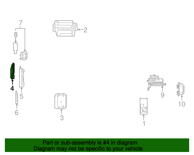 000-900-45-13 - Parking Aid Control Module 2014-2021 Mercedes-Benz ...