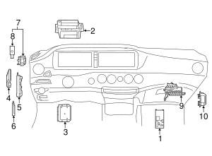 000-900-45-13 - Parking Aid Control Module 2014-2021 Mercedes-Benz ...