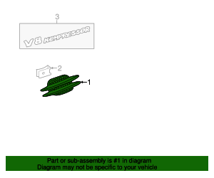 2003-2009 Mercedes-Benz Grille 230-690-01-36-9776 | MB OEM Parts