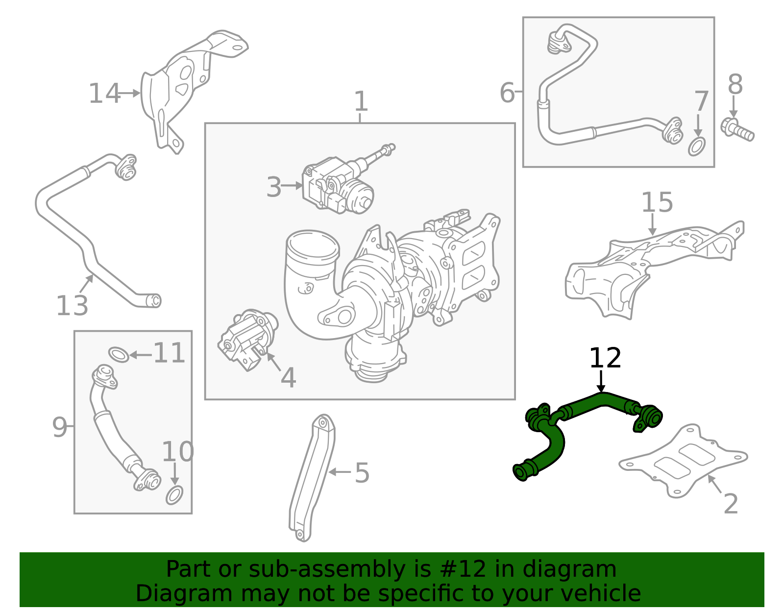 2016-2024 Audi Hose & Tube Assembly 06L-121-497-AA | OEM Parts Online