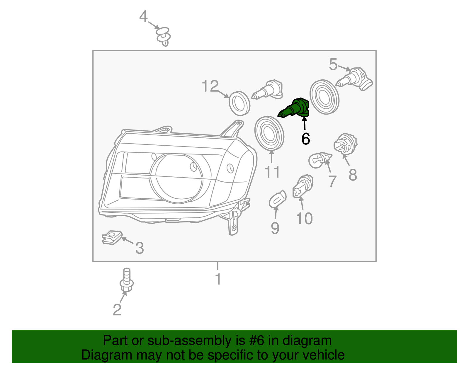 33103-S3V-A01 - 2006-2025 Honda - Bulb Headlight (HB3) (12V 60W ...