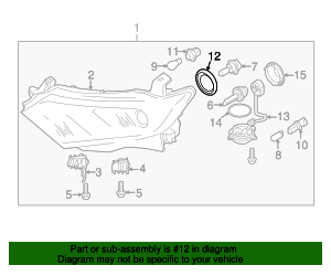 26033-WL000 - Cover Seal 2009-2022 Nissan | AutoNationParts.com