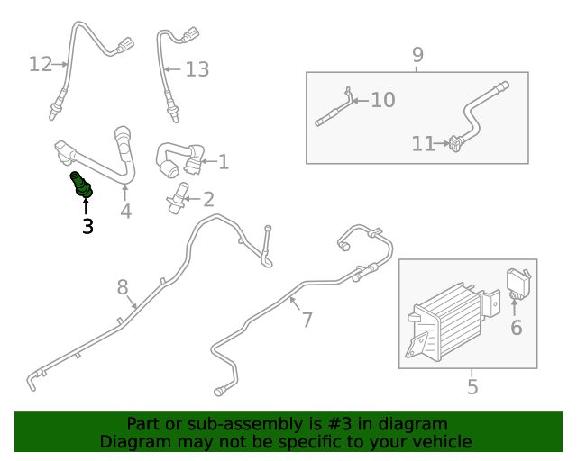 2021-2023 Ford F-150 PCV Hose ML3Z-6A664-A | OEM Parts Online