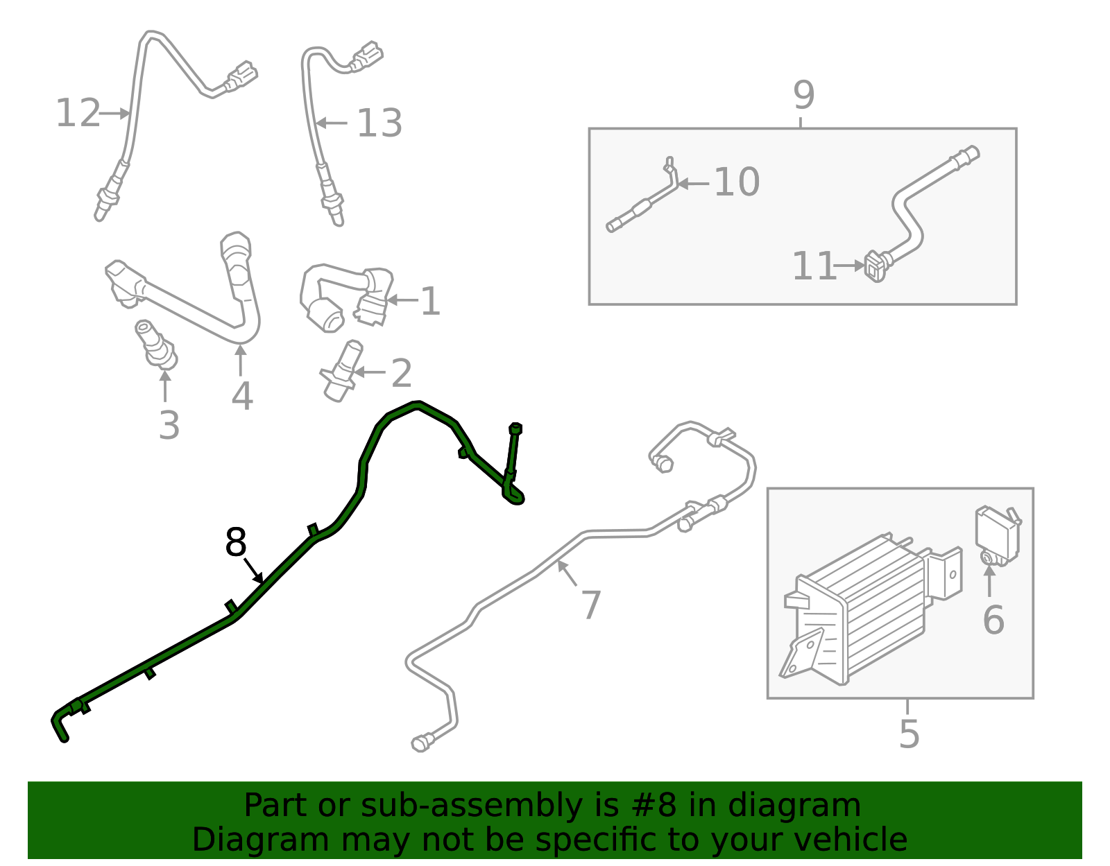 Genuine OEM Ford Part - Tube Assembly FL3Z-9J285-K | Genuine OEM Ford ...