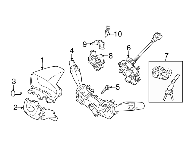 2018-2022 Hyundai Accent Ignition Switch 81910-J0000 | OEM Parts Online