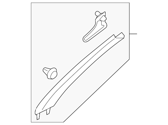 2015-2019 Subaru Windshield Pillar Trim 94010AL03BME | Subaru Parts Store