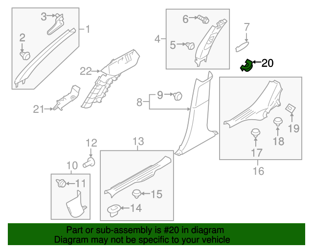 2015-2021 Subaru Striker Cover 94053AL10A | TascaParts.com
