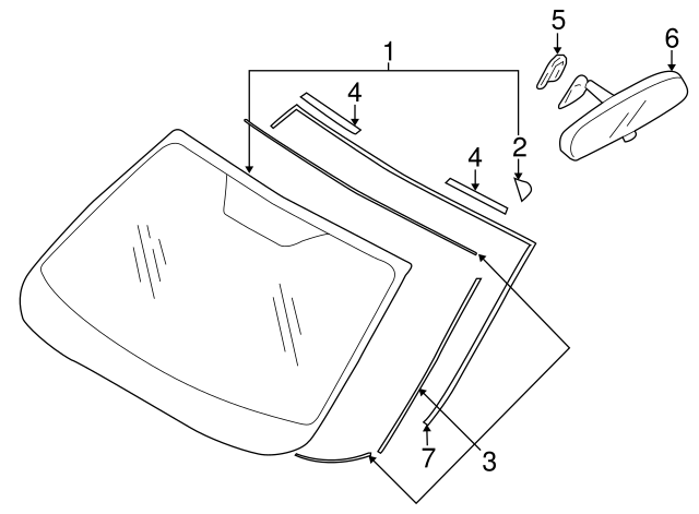 2014-2018 Subaru Forester Windshield Pin 65035AJ000 | Subaru Parts Store