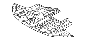 Genuine Lower Shield for 2017-2020 Hyundai Elantra | Part# 29110-F2000 ...