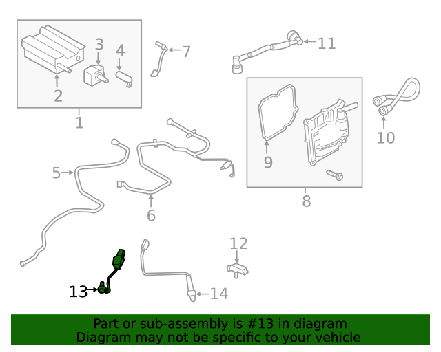 2018-2024 Ford Oxygen Sensor K2GZ-9F472-B | AutoNationParts.com