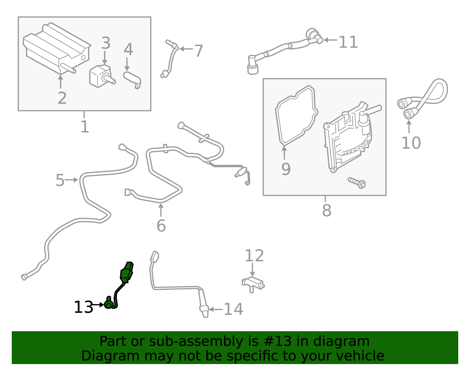 K2GZ-9F472-B - Oxygen Sensor 2018-2024 Ford | Ford Parts Direct