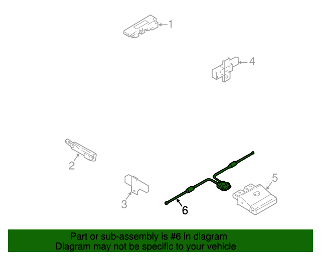 80A-962-239 - Keyless Entry Sensor 2018-2024 Audi | Audi OEM Parts